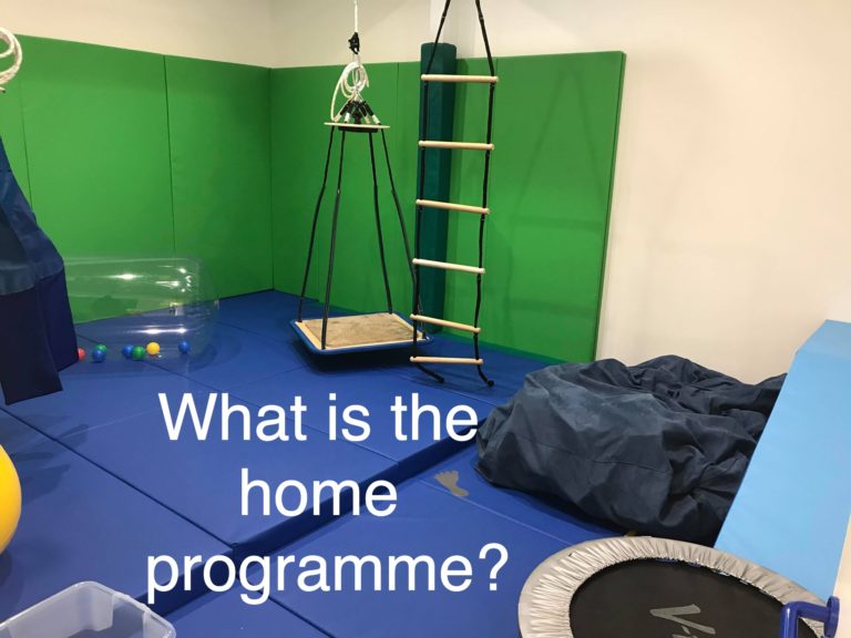 What is a sensory motor home programme - fun sensory activities
