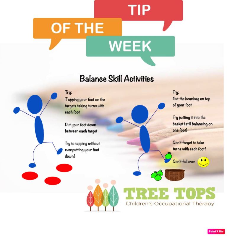 Balance Activity Ideas - Tree Tops Children's Occupational Therapy
